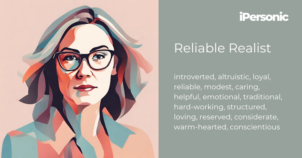 My Personality Type: The Reliable Realist